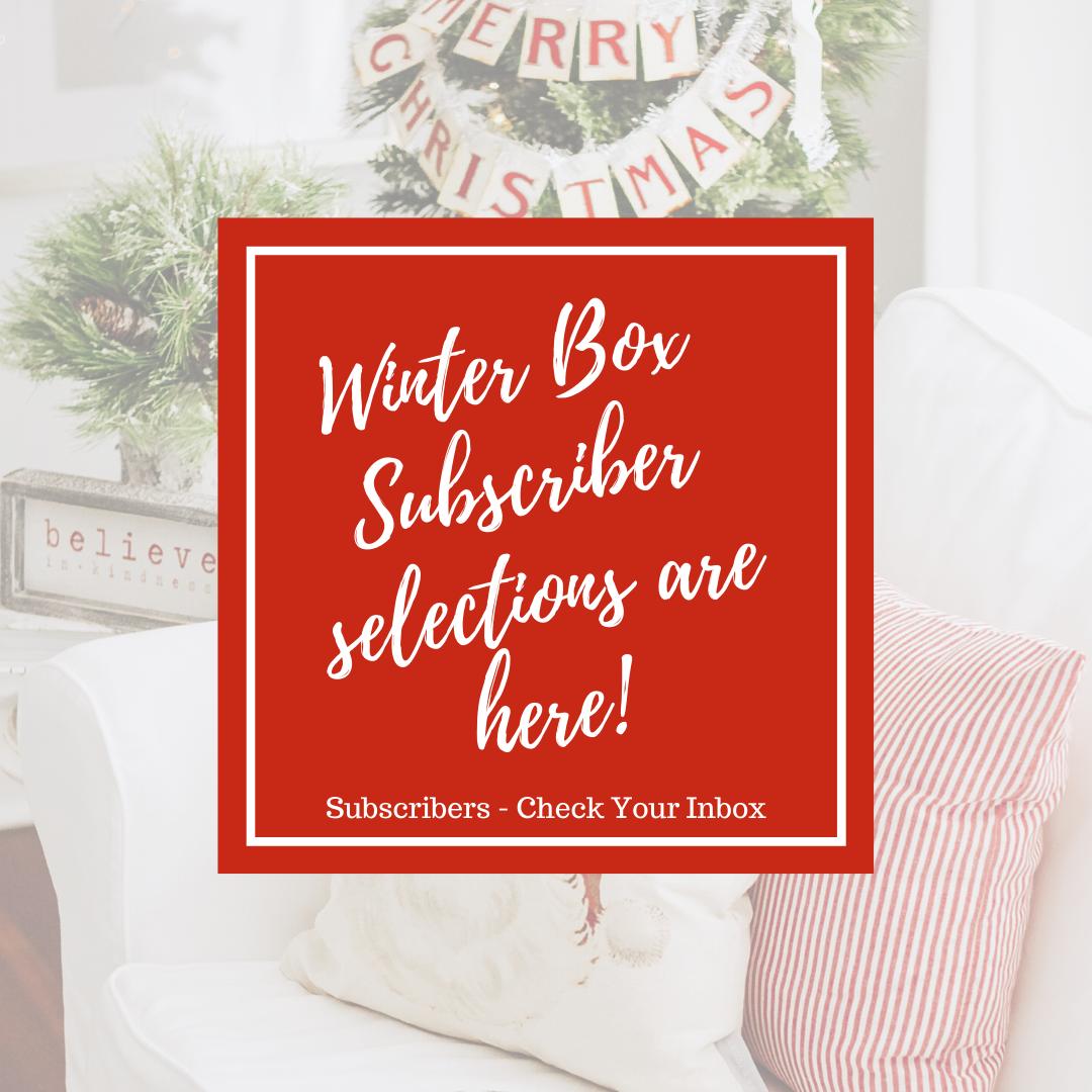 The Winter Box Subscriber Selections are Here! – Third & Main