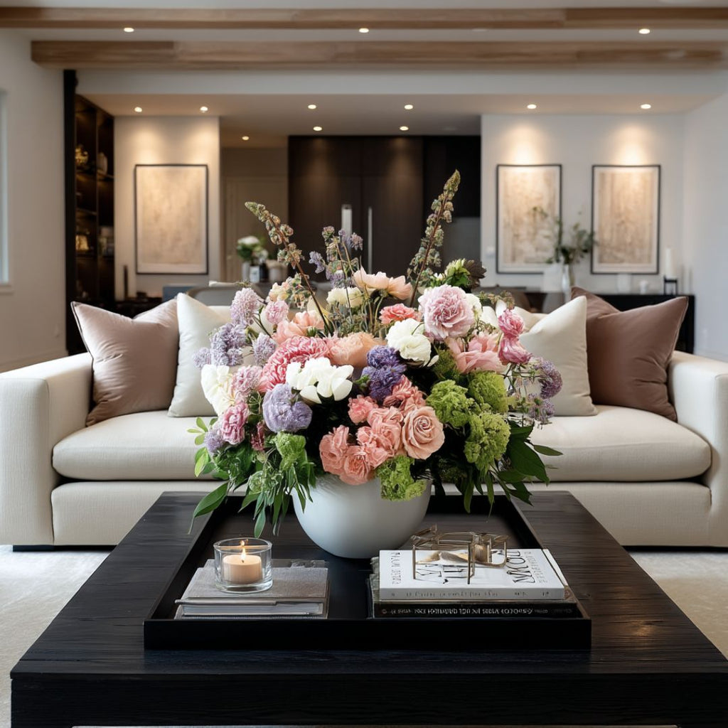Malibu Muse True Bloom Real Touch Premade Floral Arrangement - 6 Optio ...